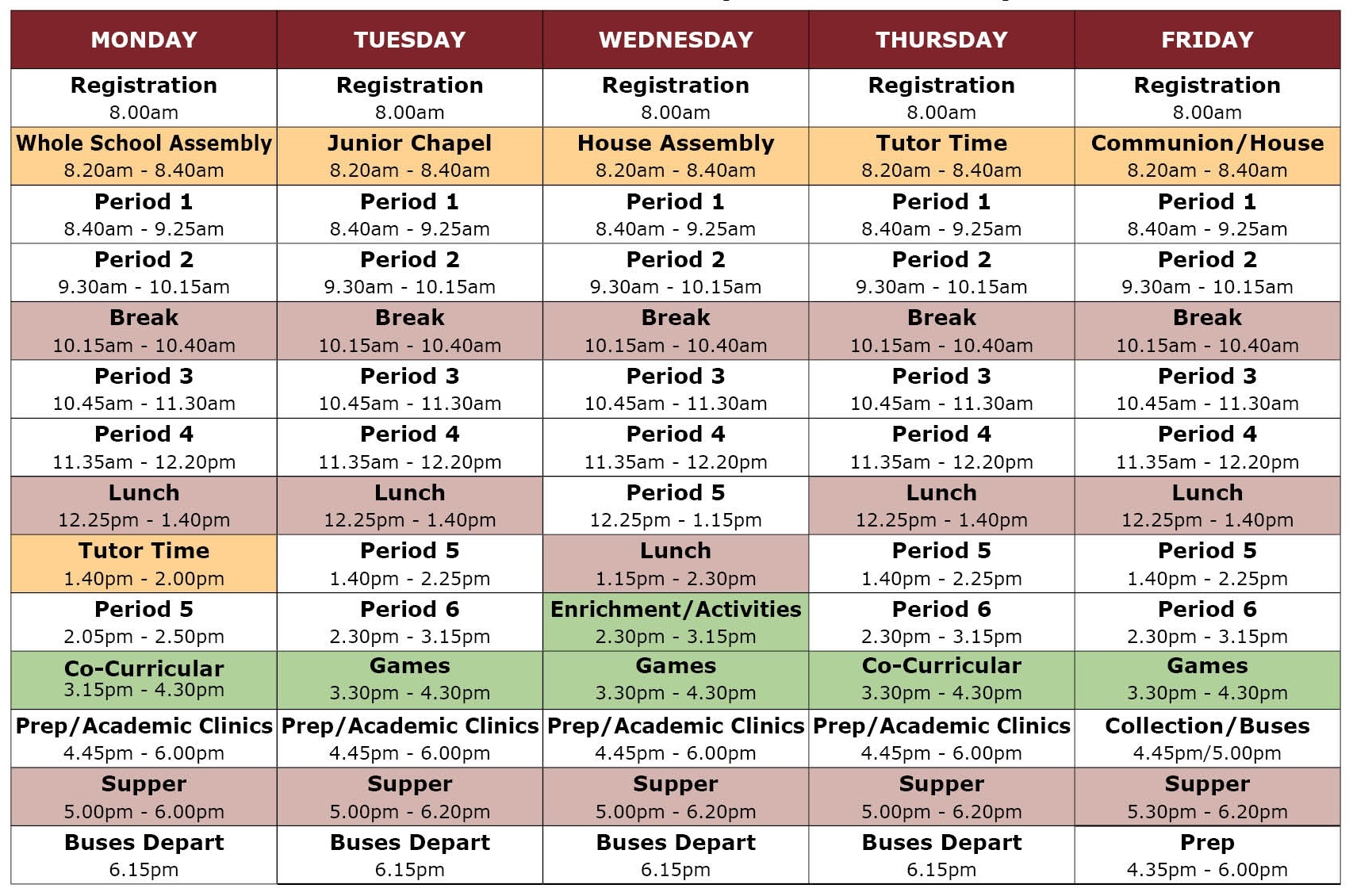 The School Day | Shiplake College